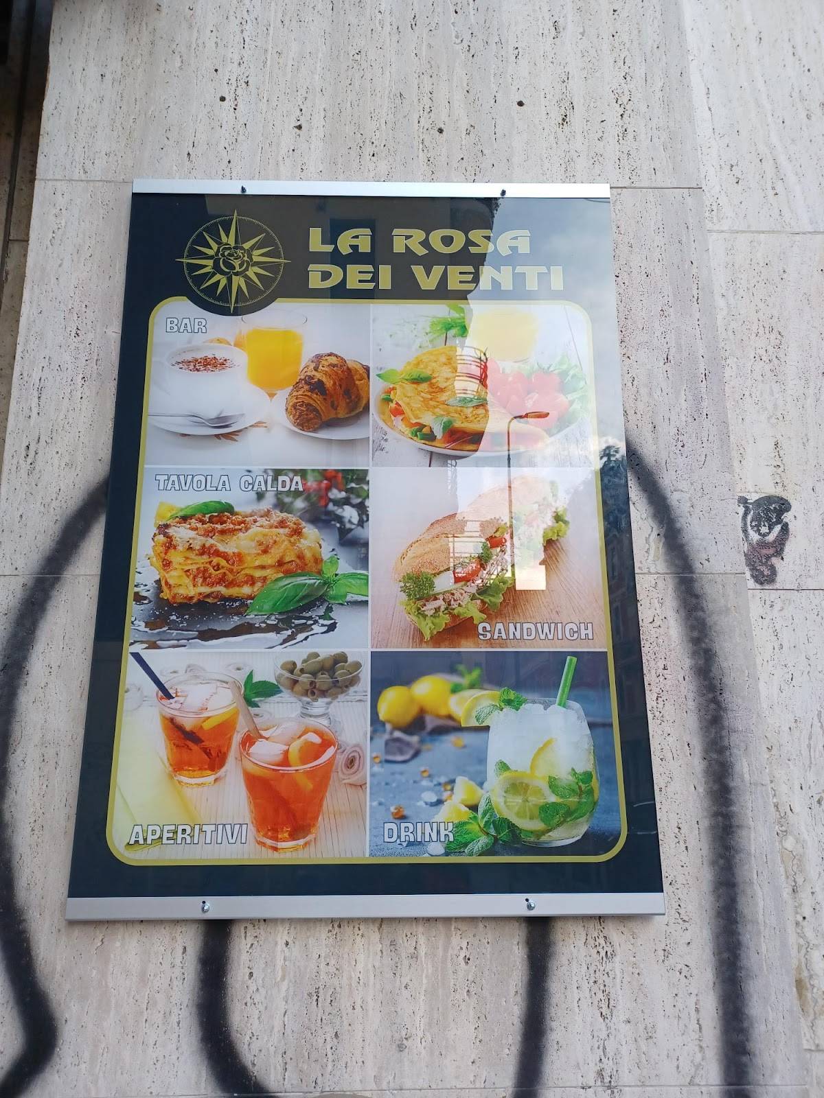 Carta del pub y bar La rosa dei venti, Milan, Via S. Gregorio