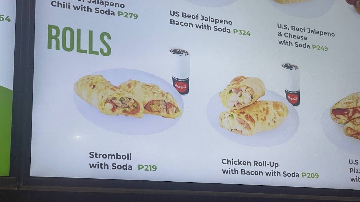 Menu at Landers Central restaurant, Taguig