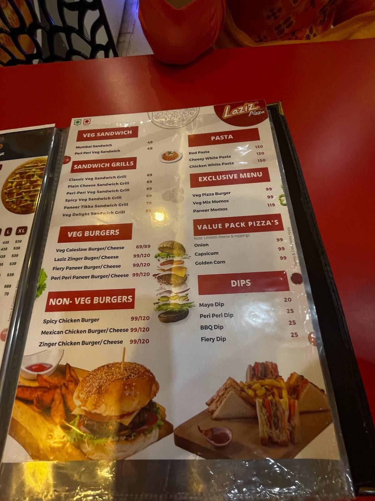 Menu at Laziz Pizza Puttur, Puttur, GL Complex