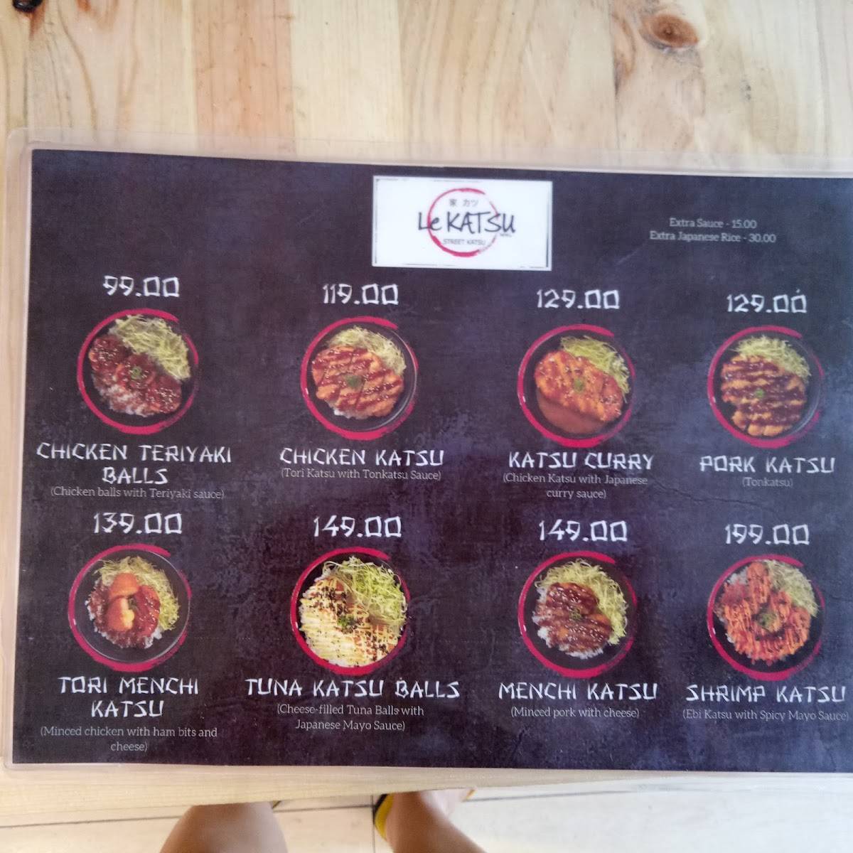 Menu at Le Katsu Mnl - Valenzuela restaurant, Valenzuela