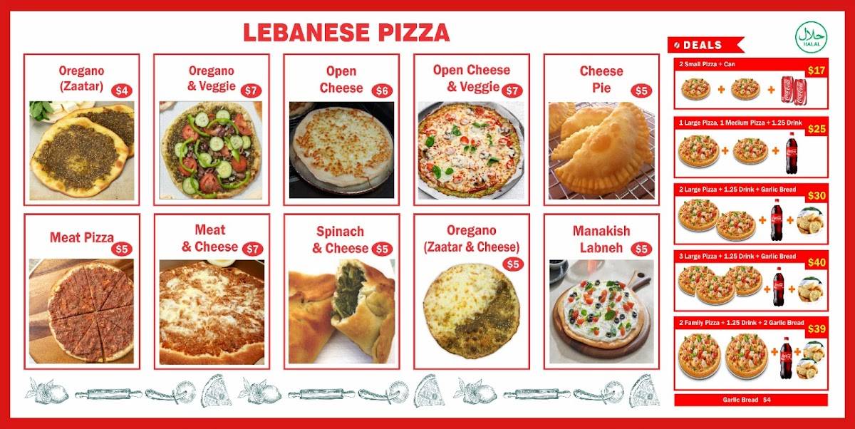 Menu at Open Pizza - [ Le Vera ] restaurant, Fitzroy