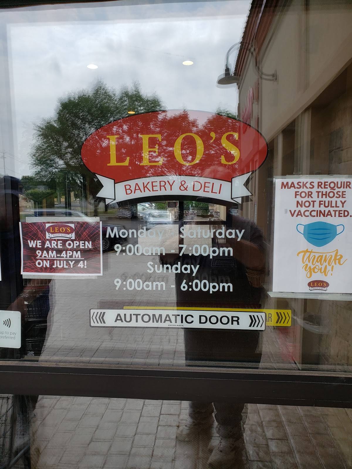 Menu at Leo's Bakery and Deli, East Rochester