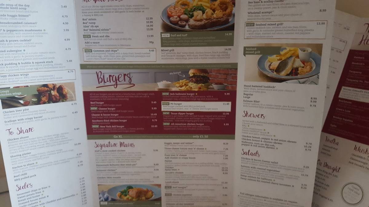 Menu at The Caledonian - Pub & Grill, Leven