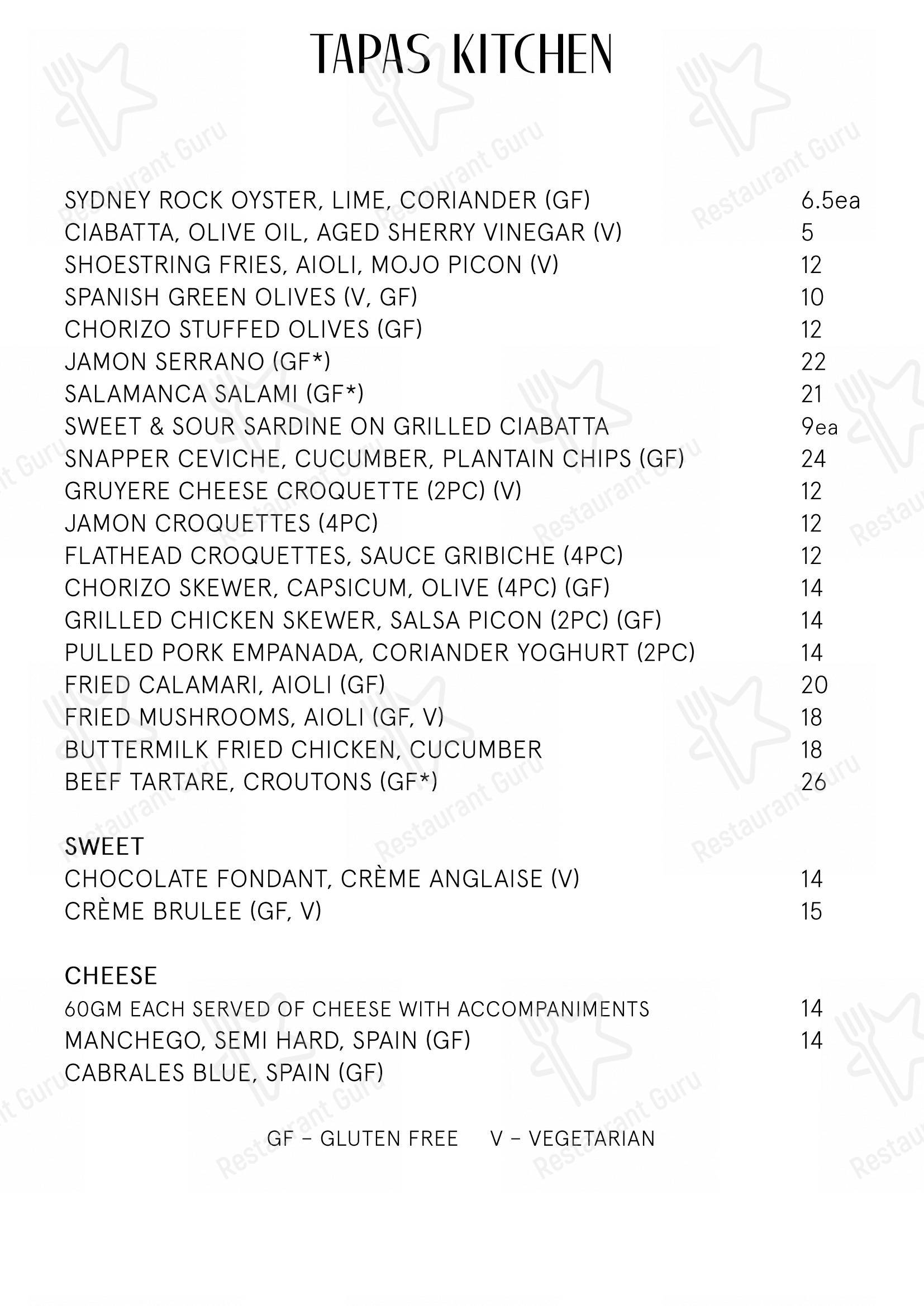 Menu At Leyla Bar Barton