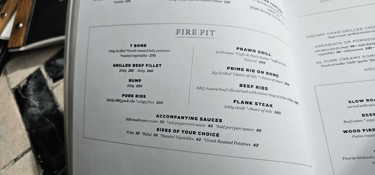 Menu at Life Grand Cafe Waterfront, Cape Town, 2 Pierhead Road