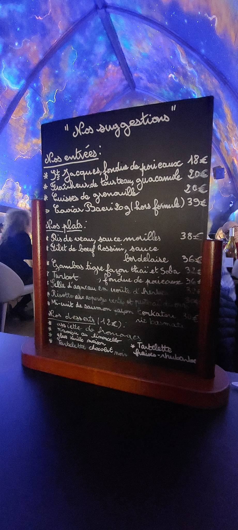 Menu au La Villa - Restaurant, Lille