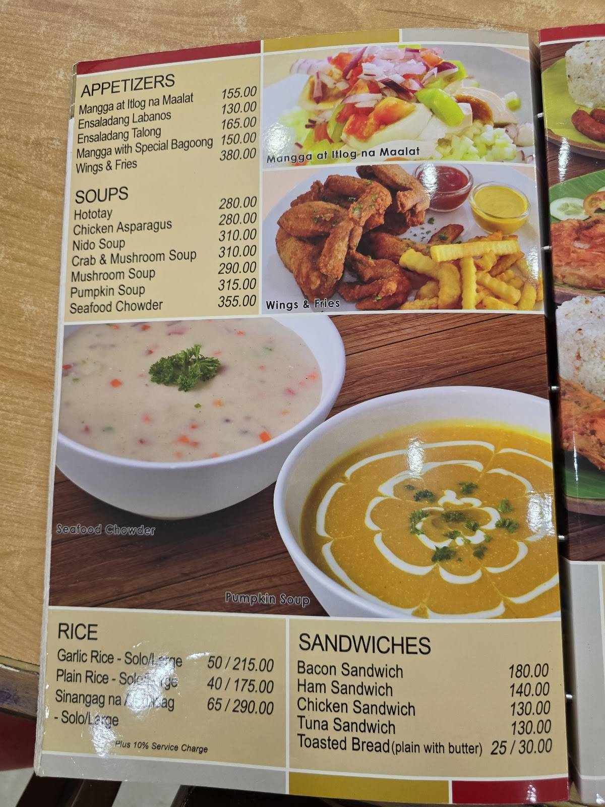 Menu at Lipa Grill restaurant, Lipa