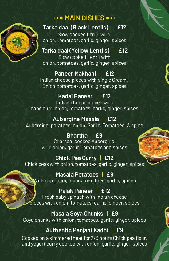 Menu at Little Bite of India, Romford