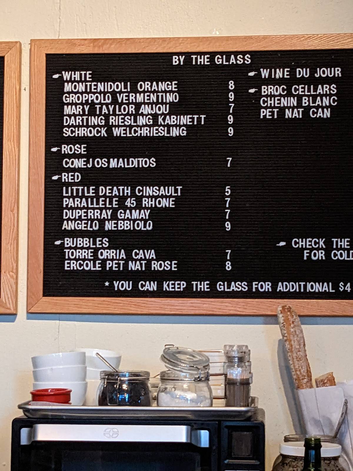 Menu at Little Death pub & bar, San Antonio