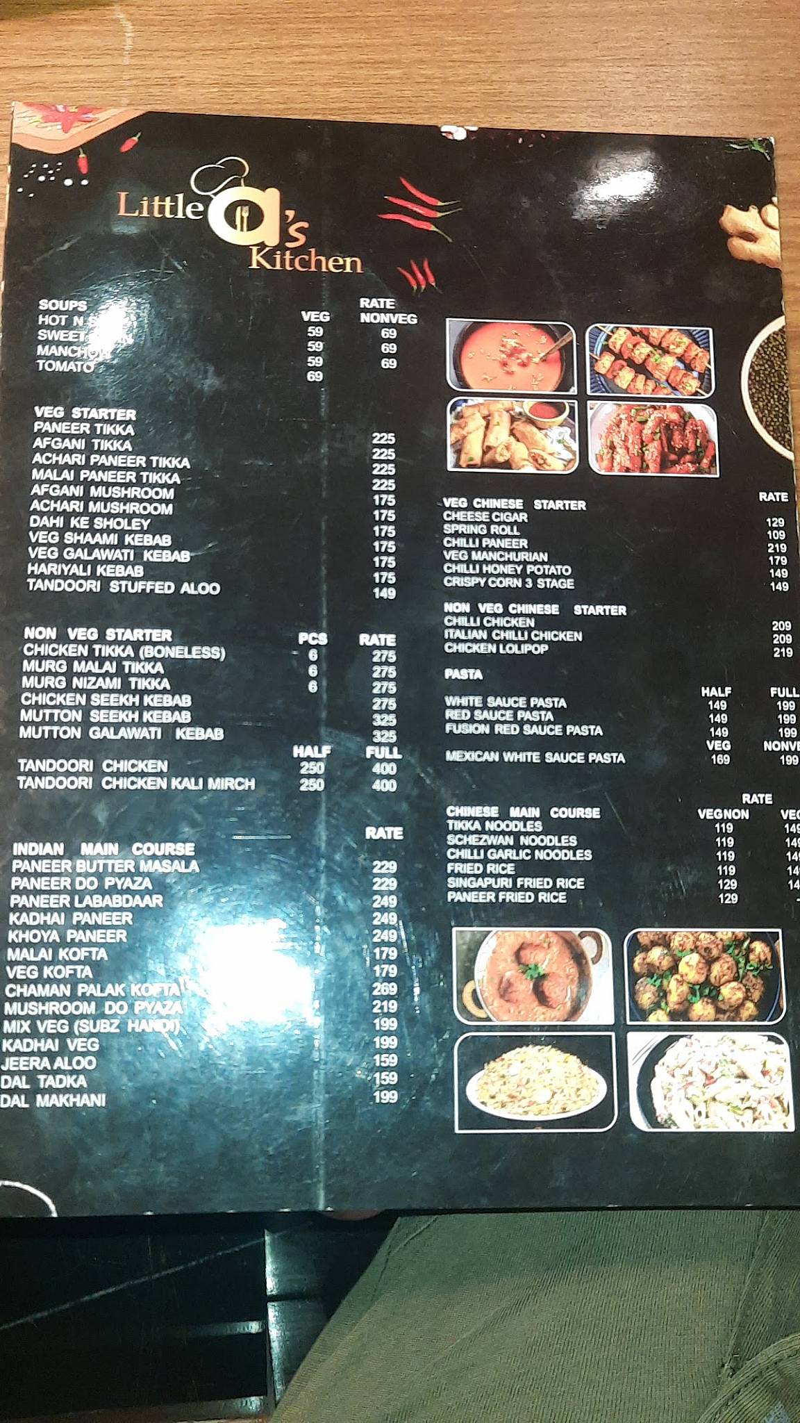 Menu at Little Kitchen Restaurant (Cafe & Lounge), Kanpur