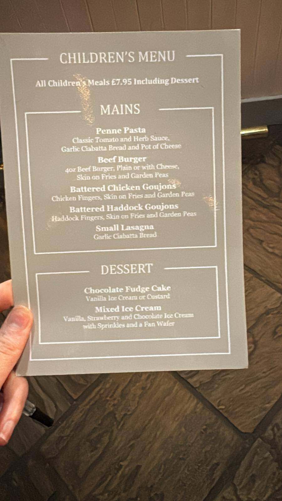 Menu at Gray Ox pub & bar, Liversedge