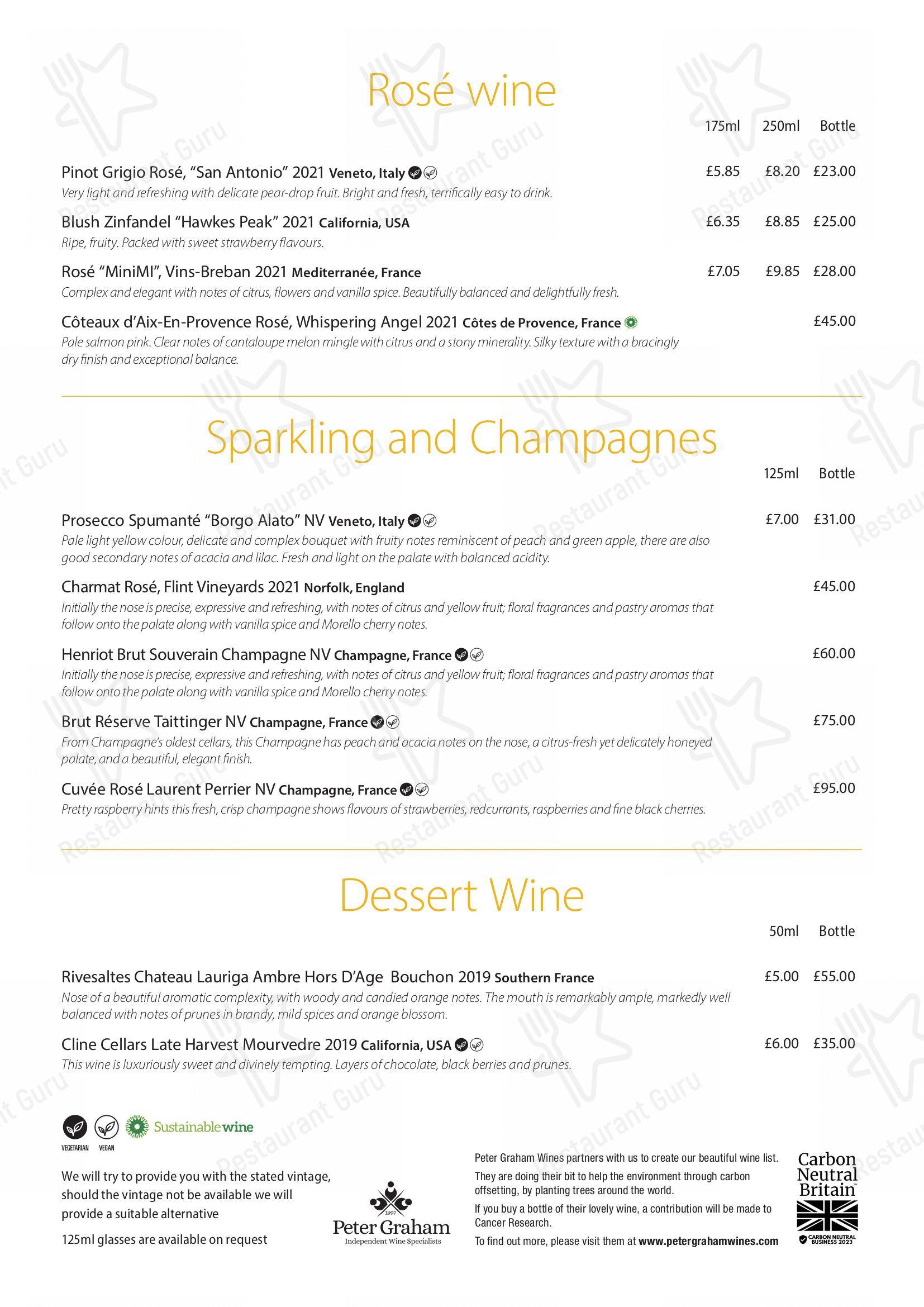 Menu at The Lodge at Salhouse pub & bar, Norwich