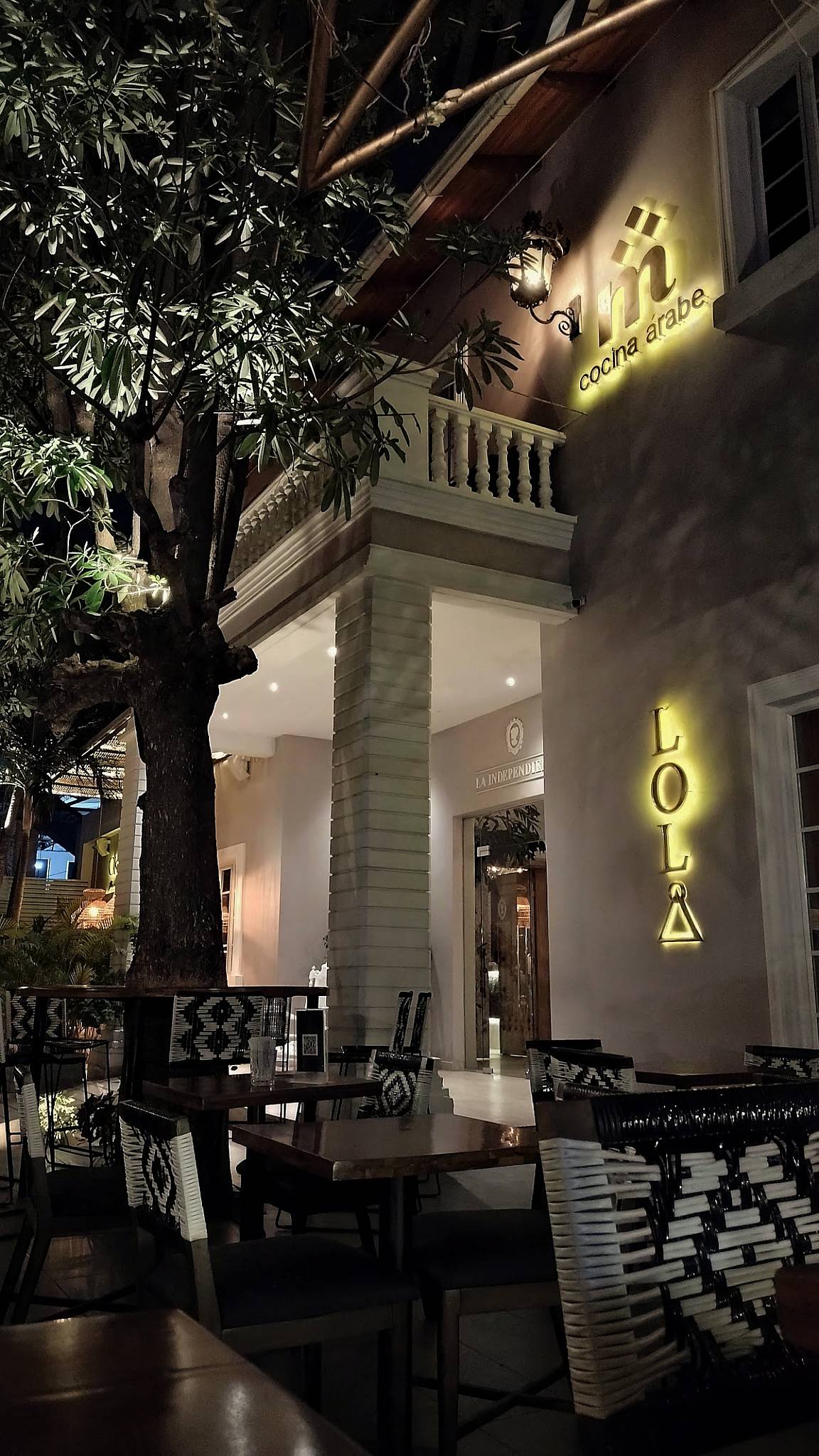 Carta de Lola Bar, Barranquilla