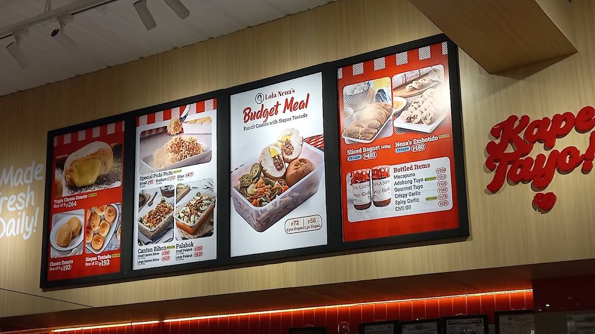 Menu at Lola Nena’s - Calamba restaurant, Calamba