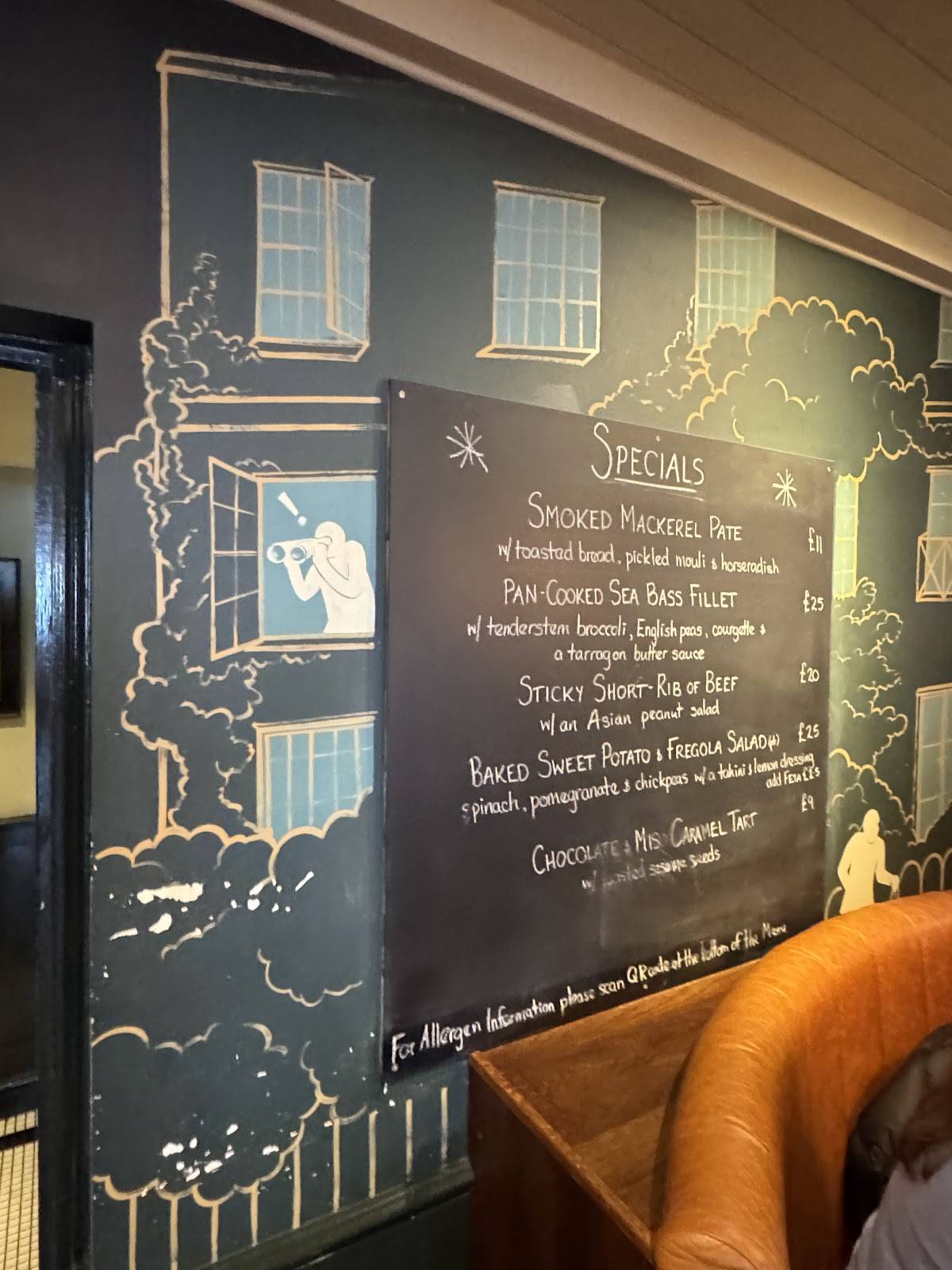 Menu at The Hereford Arms pub & bar, London