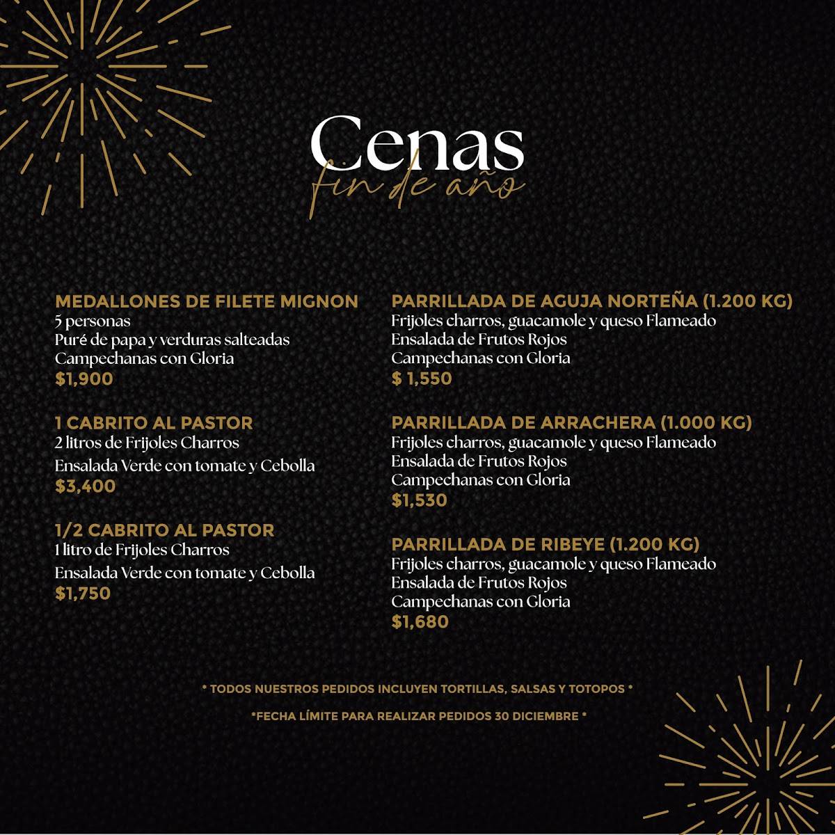 Menu at Los Fresnos Restaurante (Suc. San Pedro), San Pedro Garza García