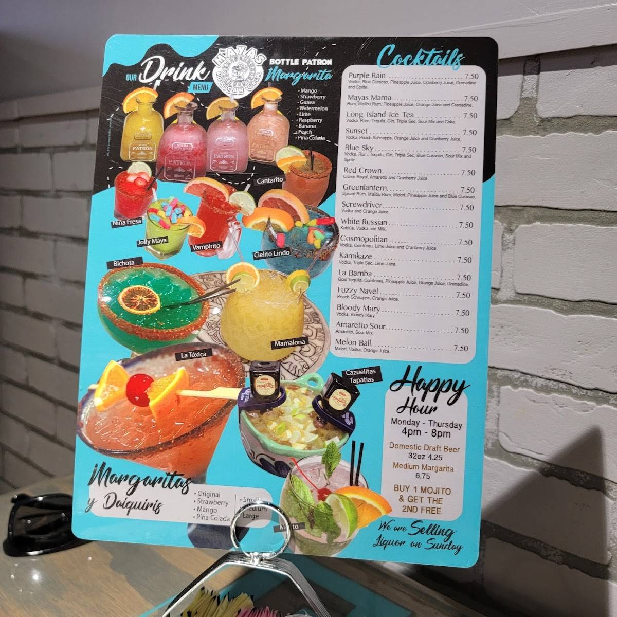 Menu at Los Mayas Mexican Grill Lyman restaurant, Lyman