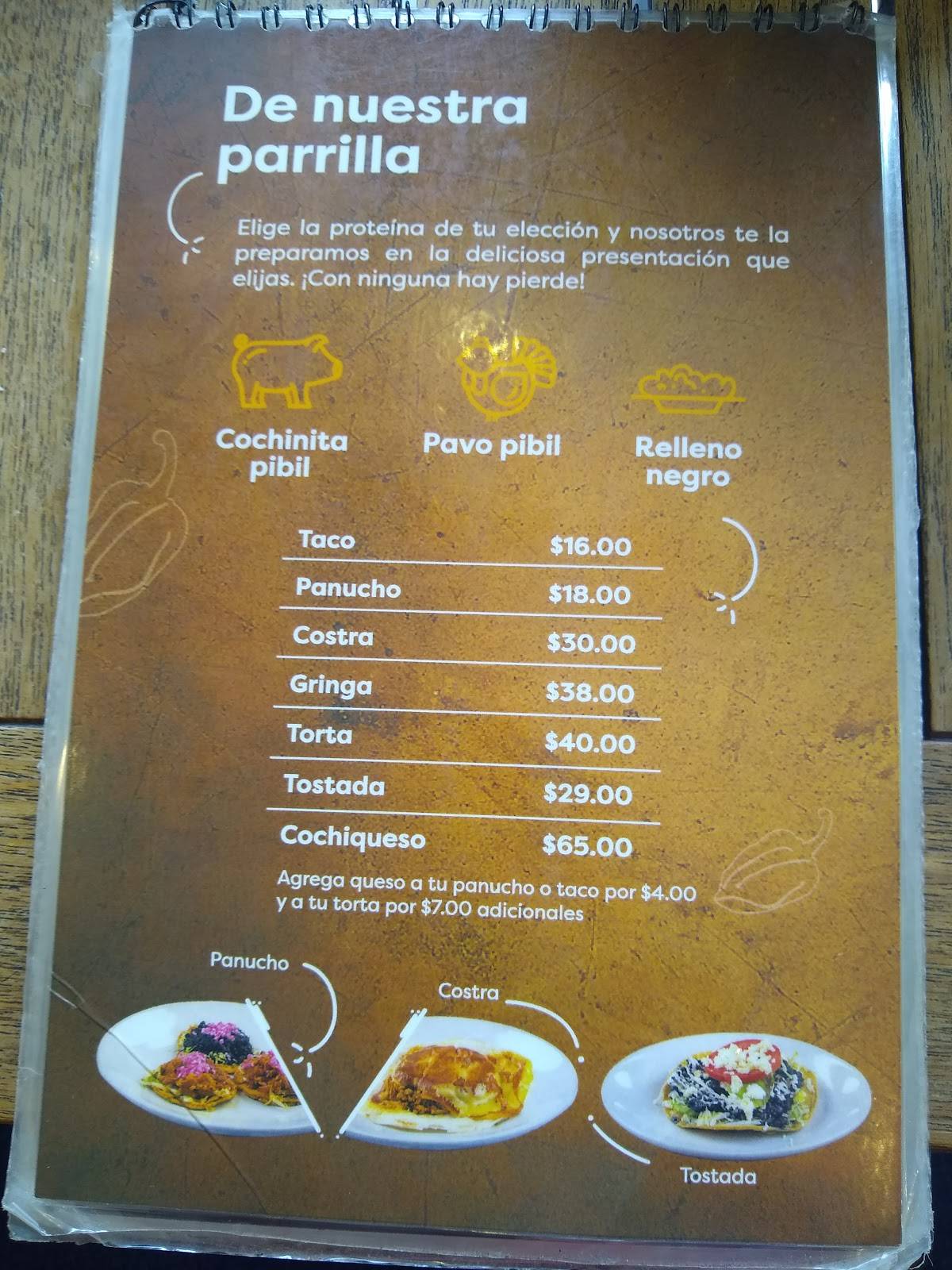 Carta del restaurante Los Picositos - Aguilas, Ciudad del México, Calz ...