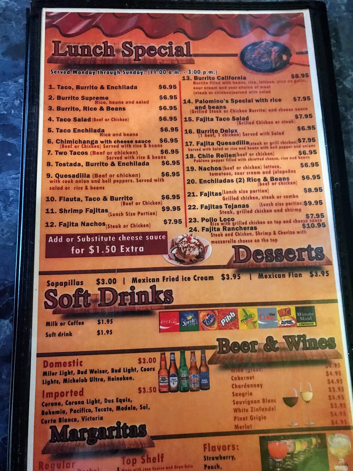 Menu at Los Rancheros Mexican Grill Forestdale restaurant, Birmingham ...