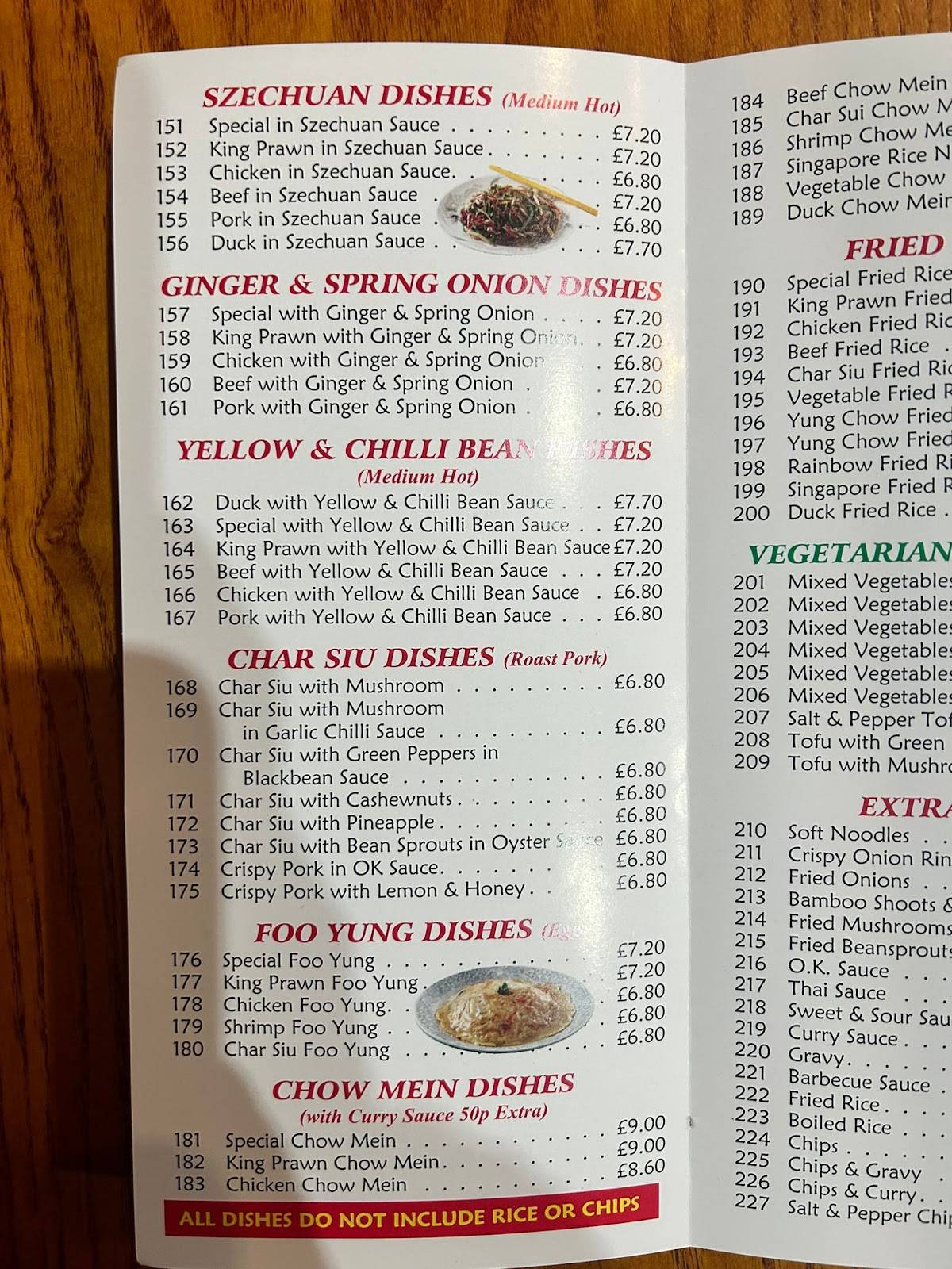 Menu at Lotus Chinese fast food, Ulverston