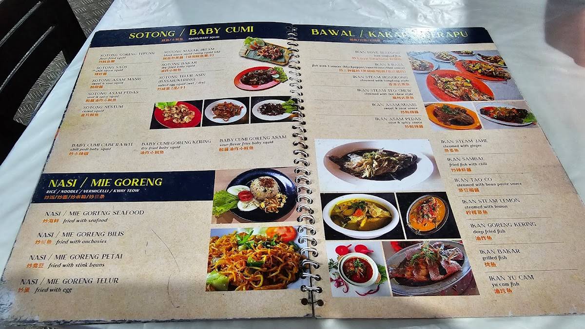 Menu at Love Seafood Restaurant, Batam