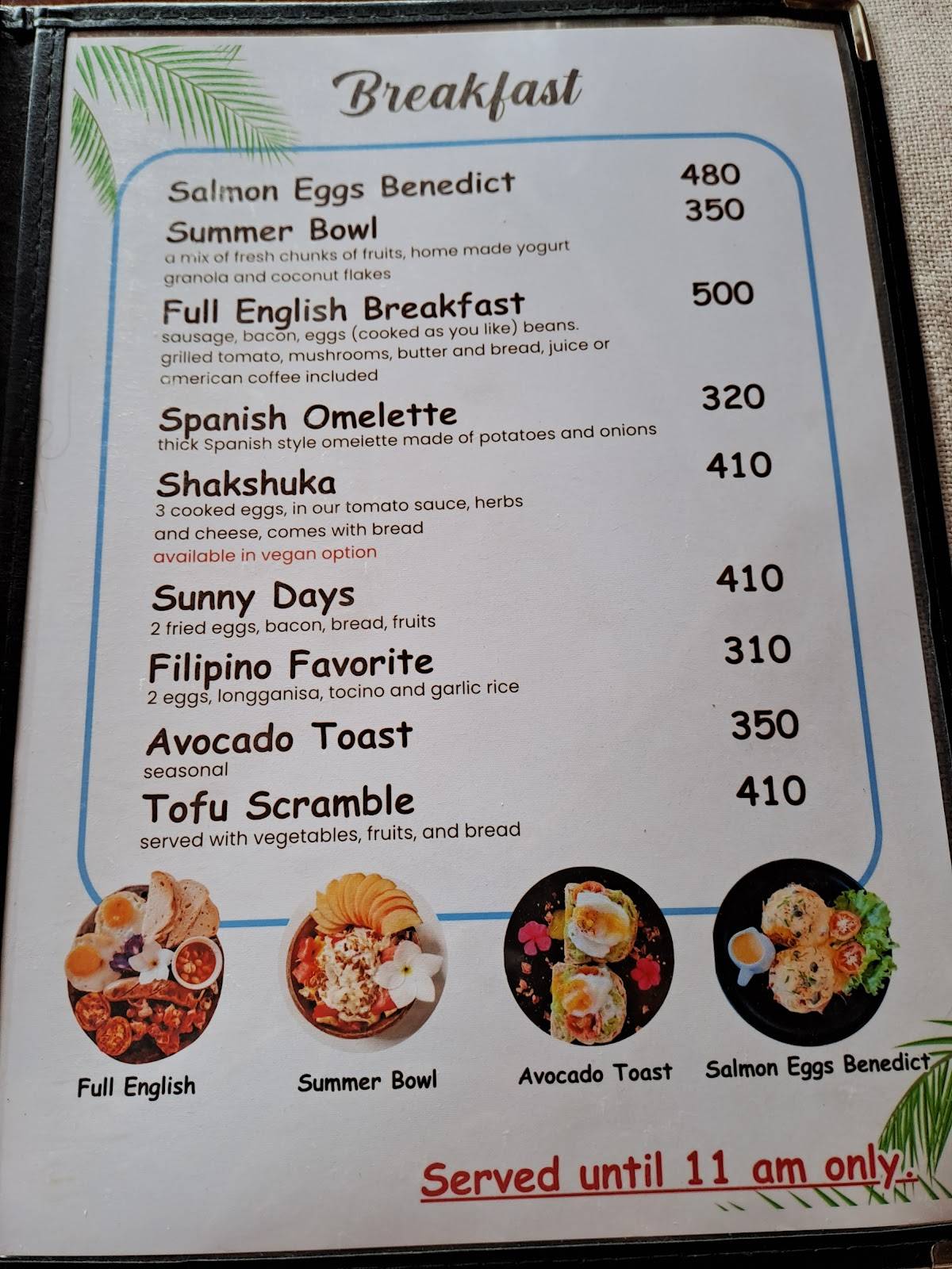 Menu at Luca Loko restaurant, San Juan