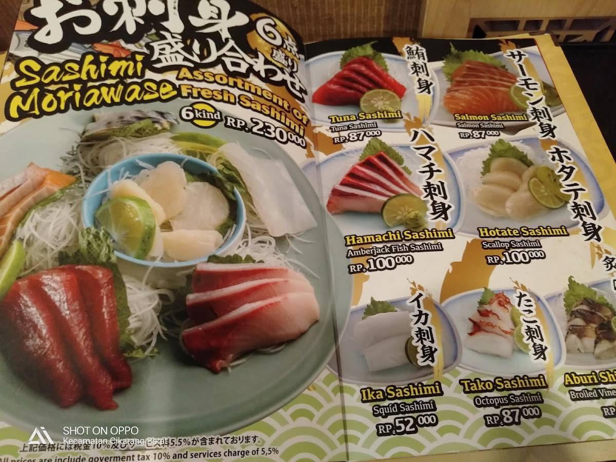 Menu at MADOKA JAPANESE RESTAURANT, Bekasi Regency
