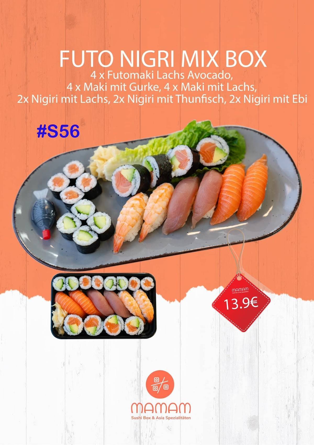 Menu at MAMAM - asian fast cuisine restaurant, Großkrotzenburg