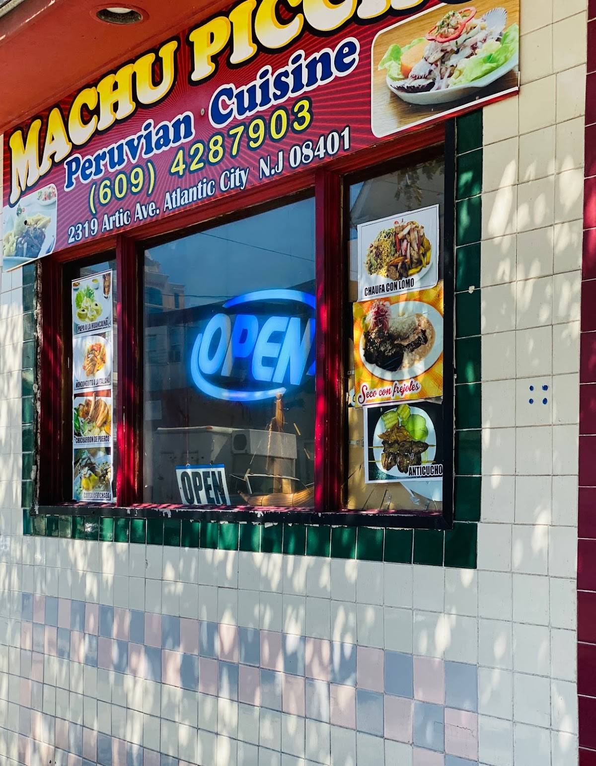 Menu at Machu Picchu Peruvian Restaurant, Atlantic City, Atlantic Ave