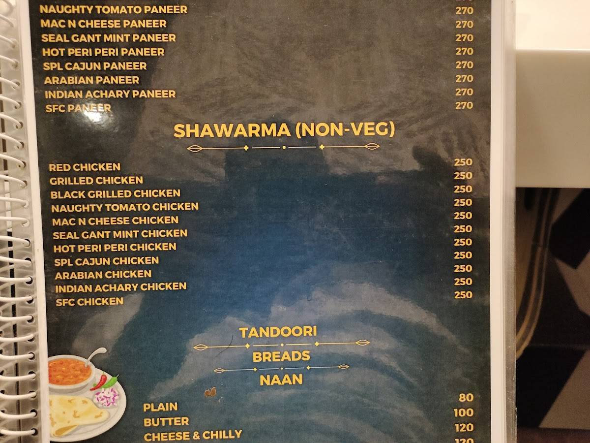 Menu at Shanmuga Multi Cuisine Restaurant, Madurai