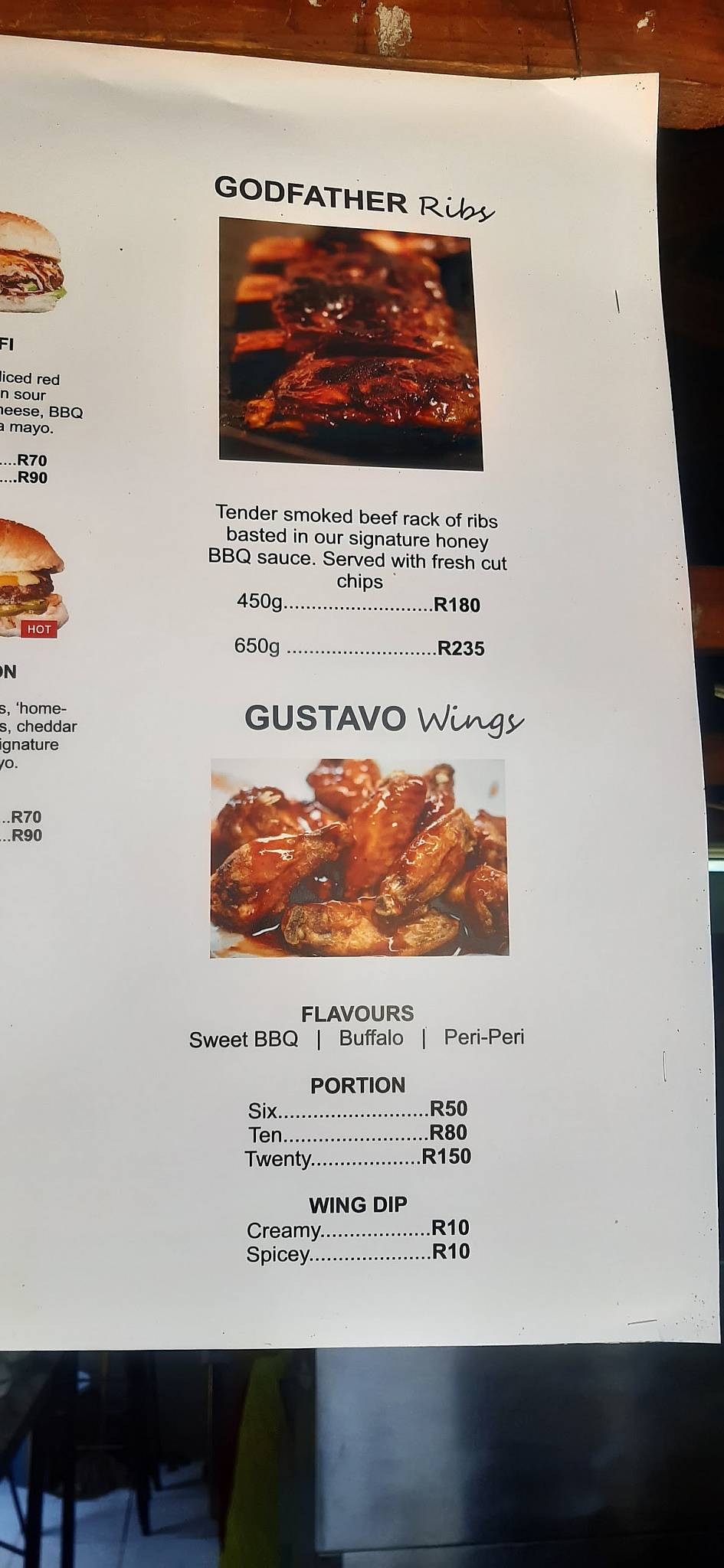 Menu at Mafia Bite - Maraisburg restaurant, Randburg