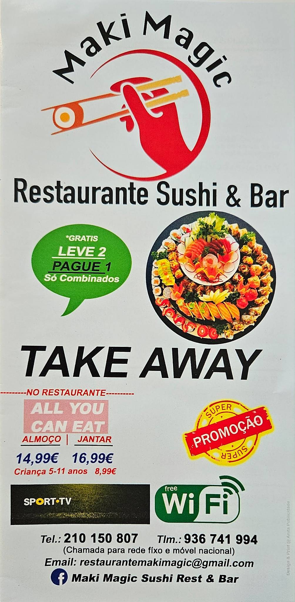 Menu em Maki magic sushi restaurante & bar, Quinta do Conde