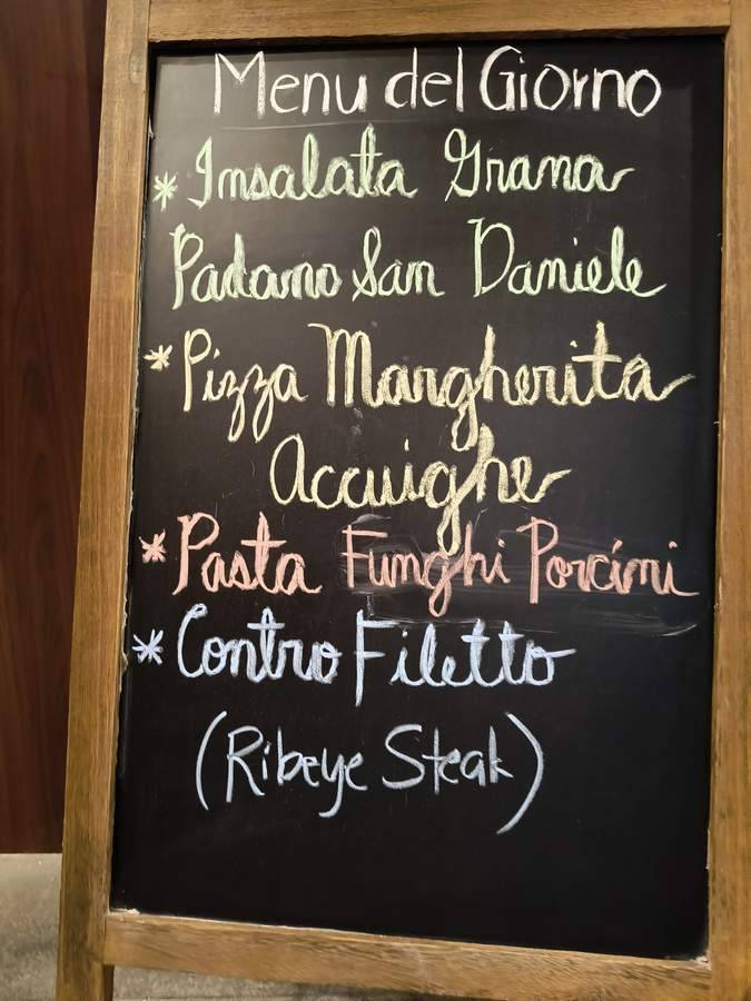 Menu at Mangiamo Ristorante restaurant, Makati