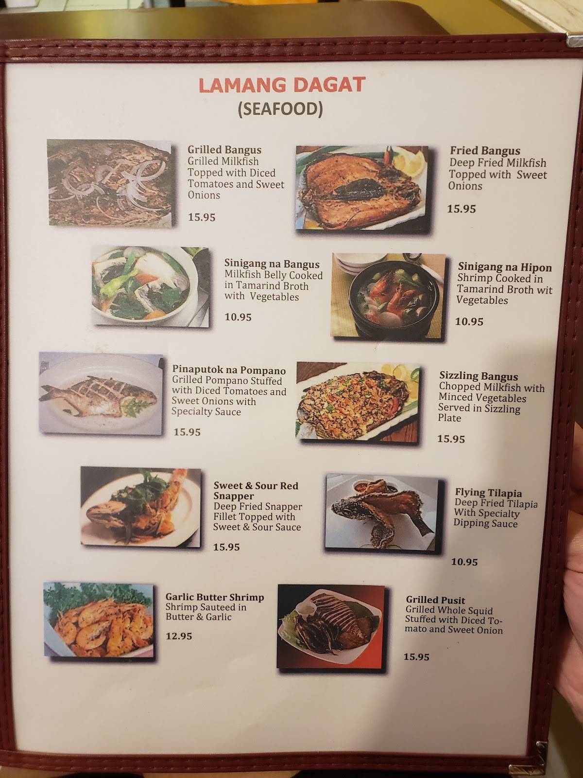Menu at Manila Grill & BBQ, Pembroke Pines