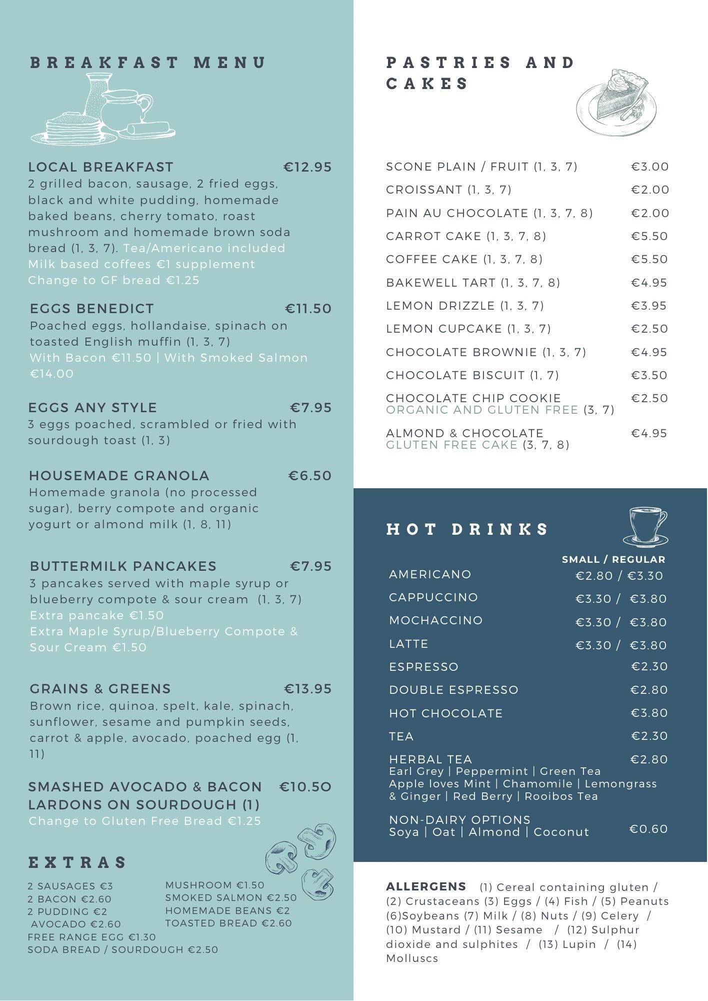 Menu at Market Kitchen Restaurant, Newbridge