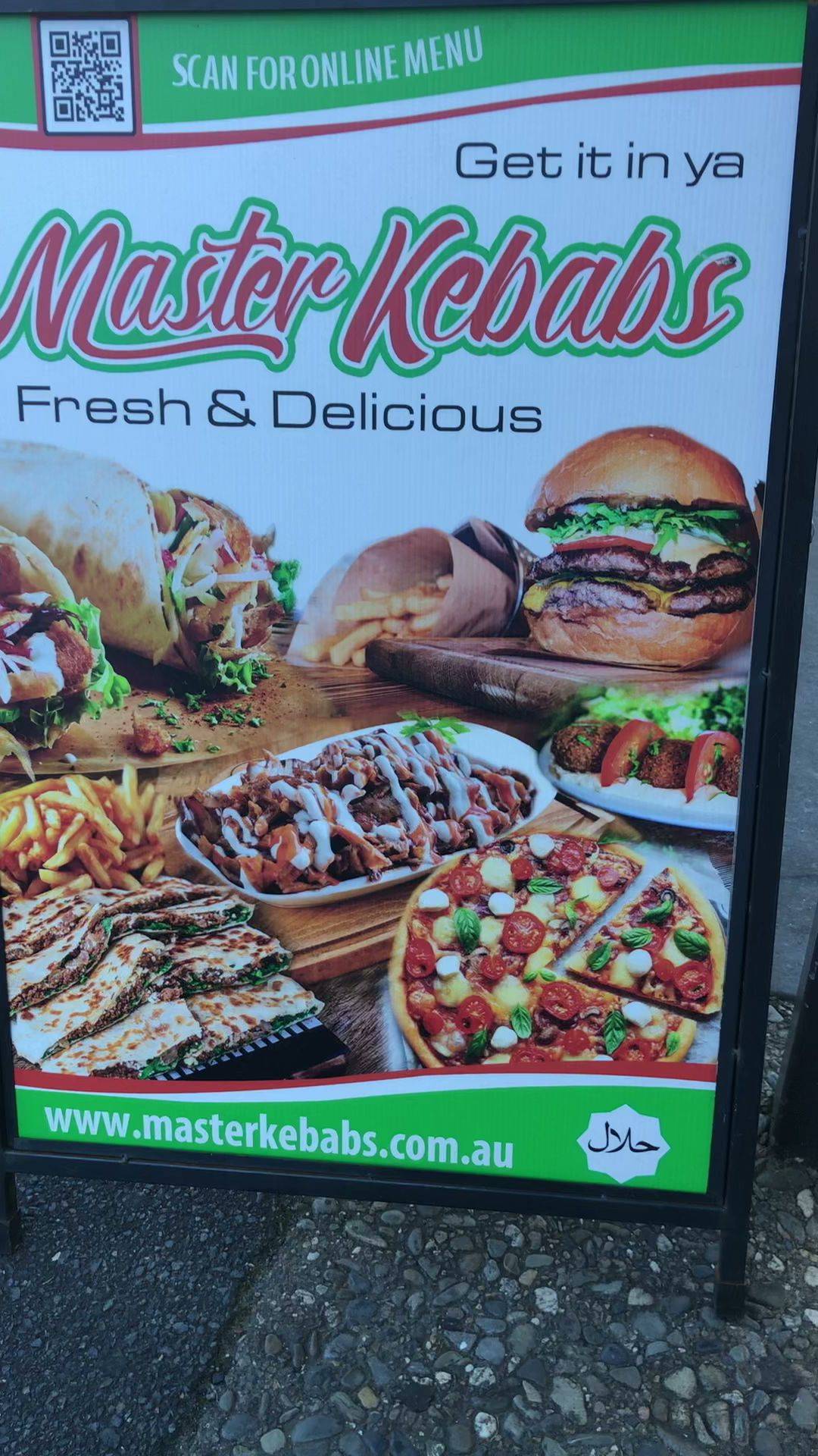 Menu at Master Kebabs North Boambee Valley restaurant, North Boambee Valley