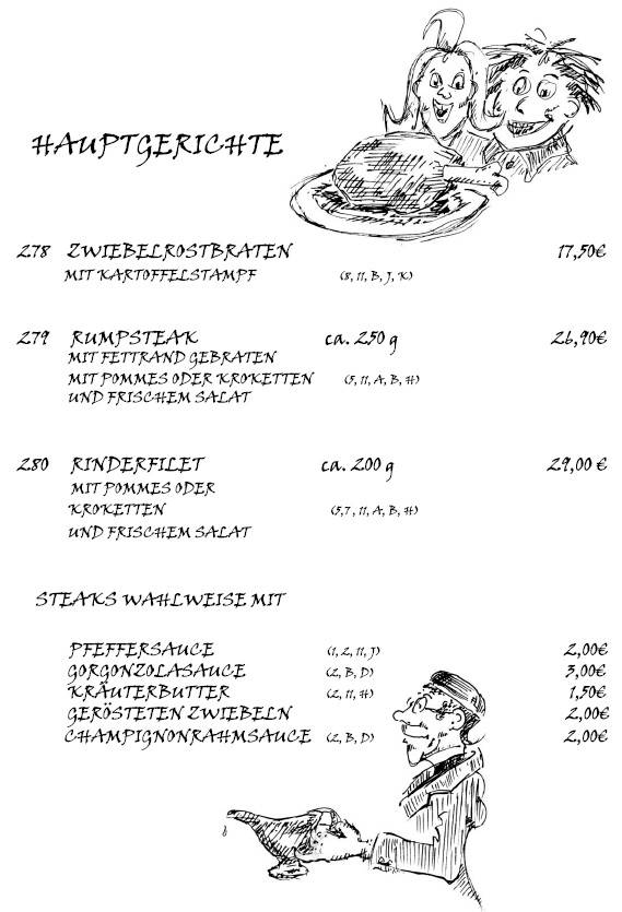 Speisekarte von Max & Moritz Ettringen restaurant, Ettringen