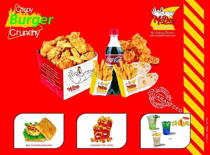 Menu at McDee Restaurant - Nandalur Town, India