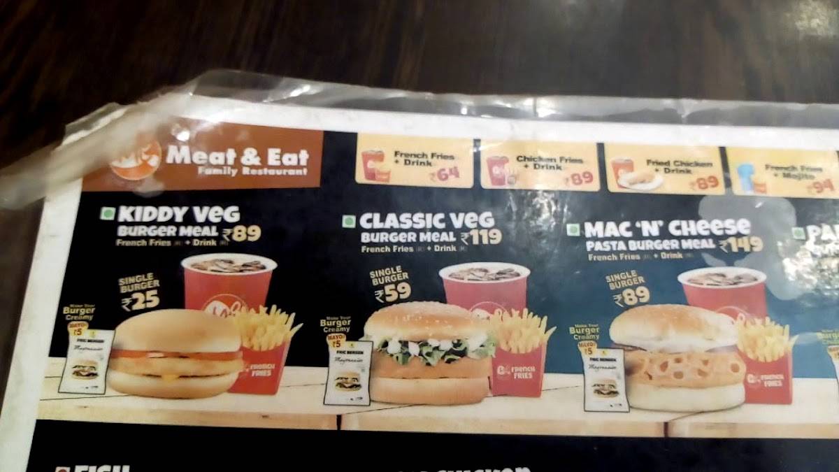 Menu at Meat and Eat, Chennai, No-5/53