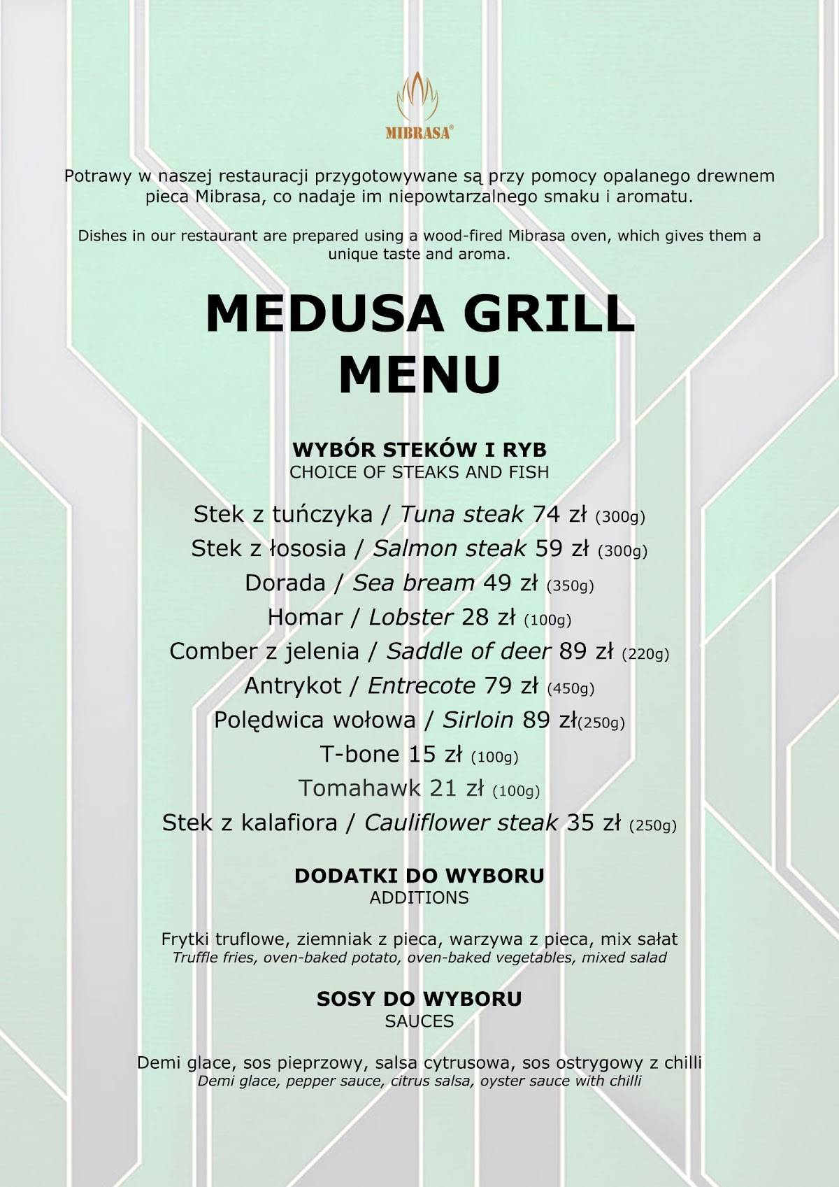 Menu at Medusa Bar Sopot - Restauracja & Coctail Bar, Sopot