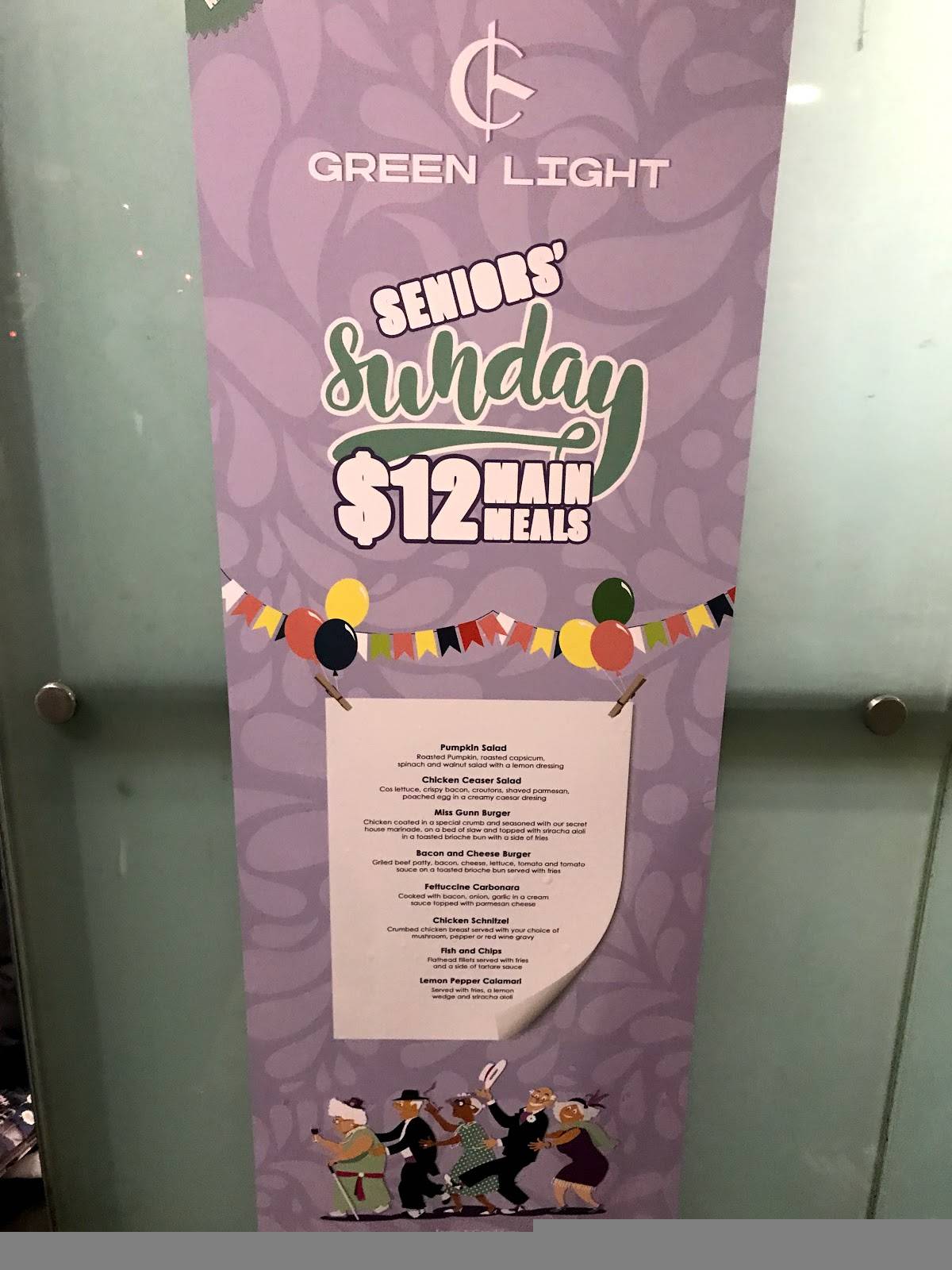 Menu at Clocks at Flinders pub & bar, Melbourne