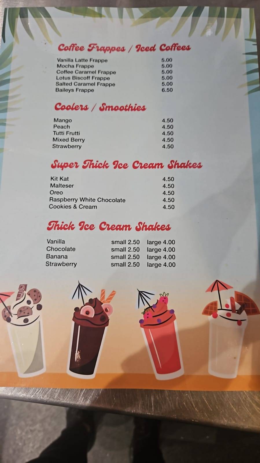 Menu at Mellors cafe, Stockport, 4 The Precinct