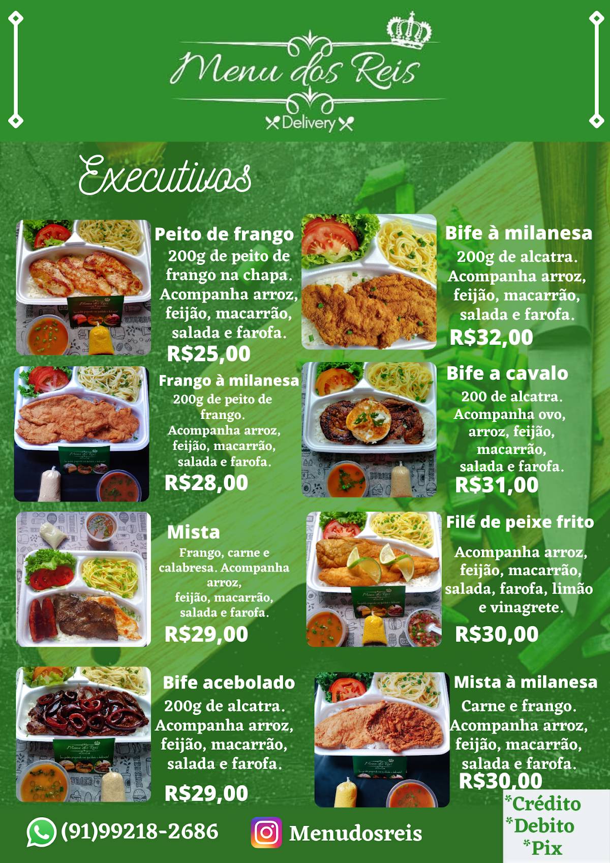 Menu em Menu dos Reis restaurante, Belém