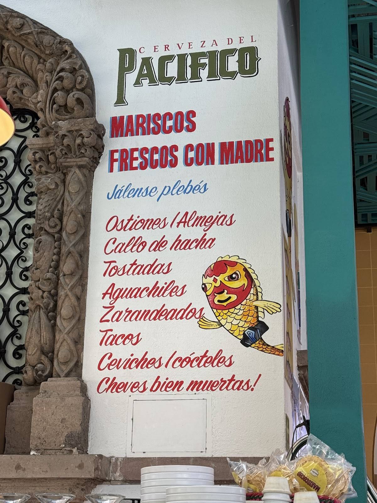 Carta del restaurante Mariscocho Polanco, Ciudad del México