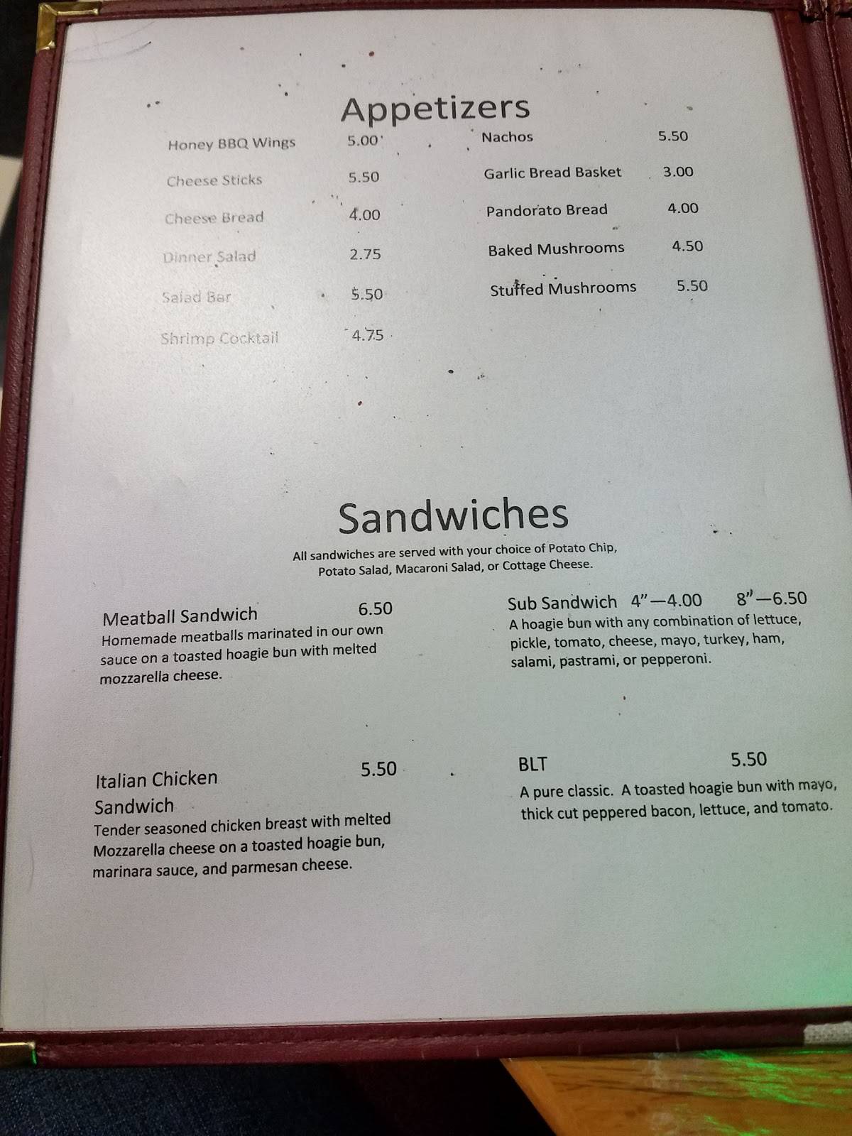 Menu at Michelangelo's pizzeria, Salem, 520 Lancaster Dr SE