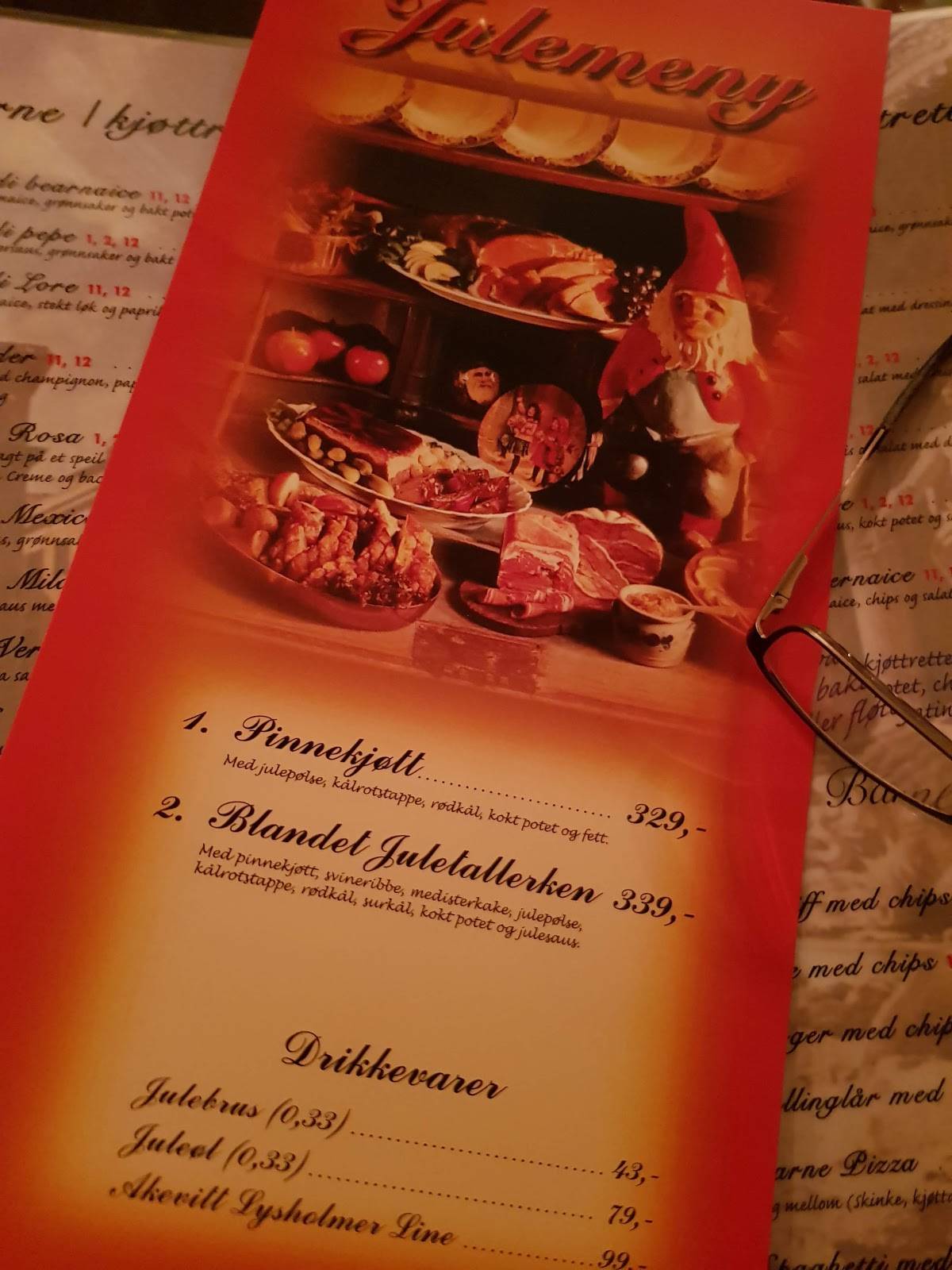 Menu at Milano Ristorante Molde AS restaurant, Molde