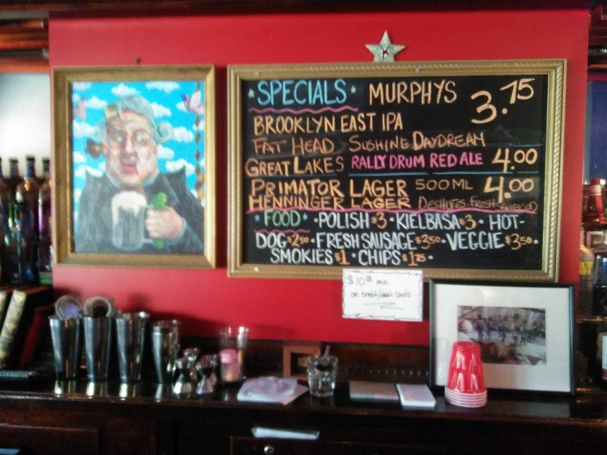 Menu at Millard Fillmore Presidential Library pub & bar, Cleveland