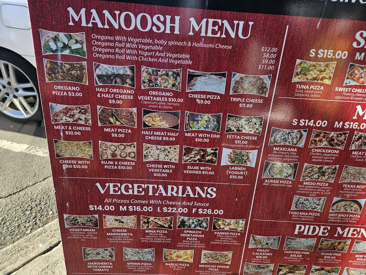Menu at Mina Bakery Blacktown, Blacktown, 5/14 Sunnyholt Rd