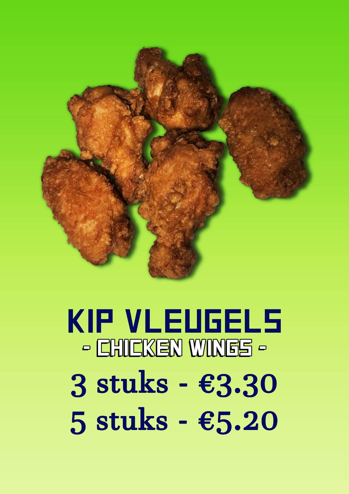 Menu at Mini Wok, Vlissingen