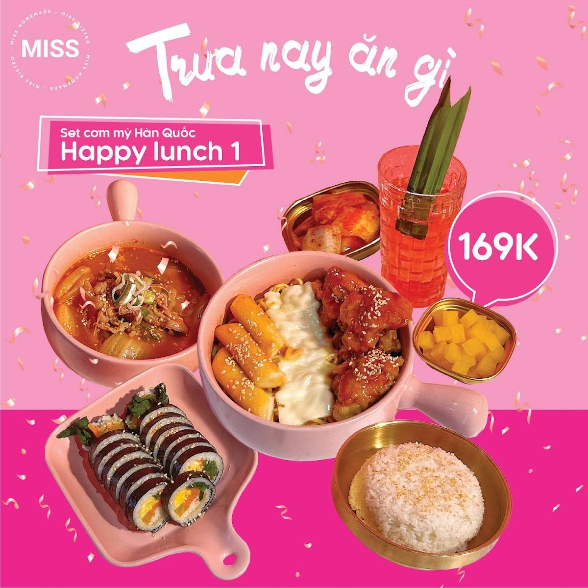 Menu at Miss Bistro - Tiệm Ăn Uống Kiểu Hàn restaurant, Hanoi